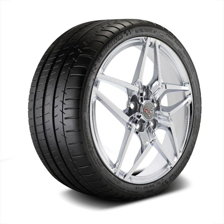 GM OEM C7 ZR1 Chrome Corvette Wheel Set