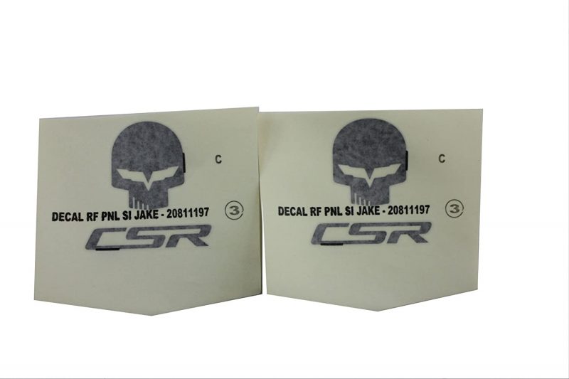 C6 Corvette Jake CSR Decal Pillar Kit - Corvette Garage