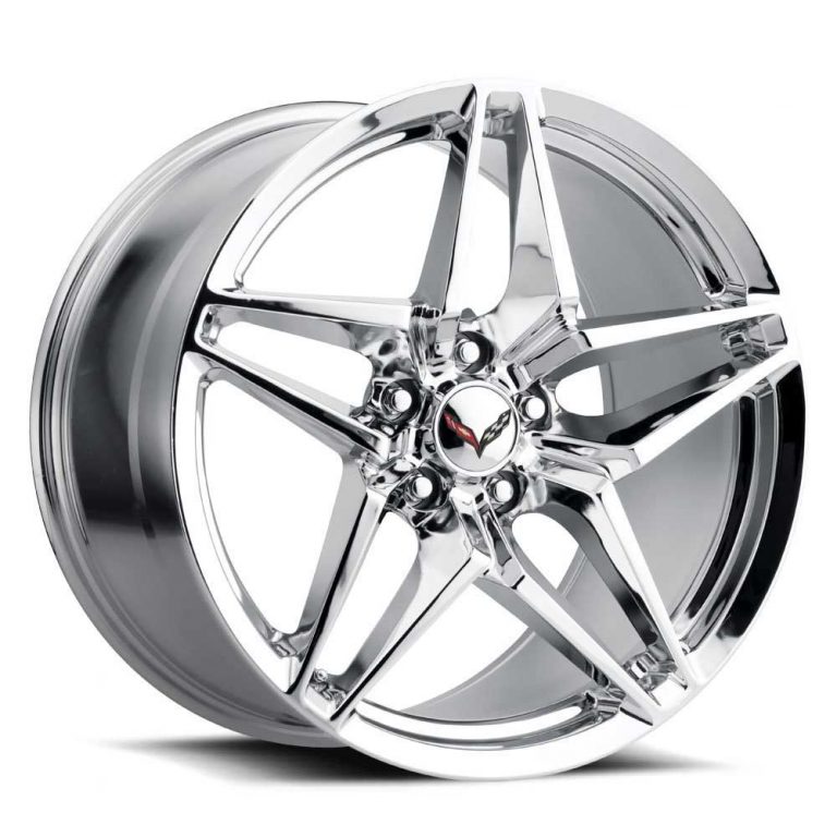 C7 ZR1 Corvette Reproduction Wheels for C6 Corvette – Chrome