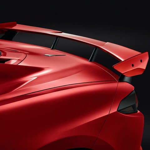 GM C8 Corvette High Wing Rear Spoiler - Corvette Garage