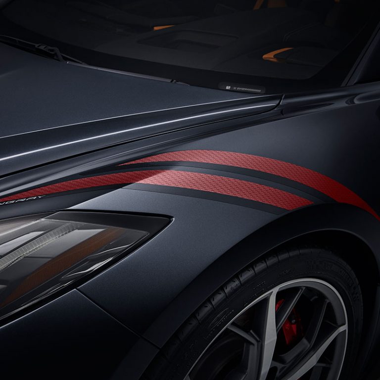 GM C8 Corvette Stingray Fender Hash Mark Decal Set