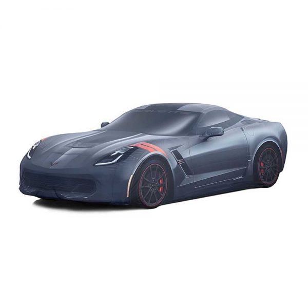 GM Rendered C7 Grand Sport Corvette Indoor Car Cover - Corvette Garage