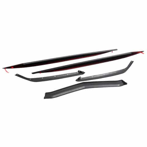 GM C8 Corvette Stingray Ground Effects Package Black - Corvette Garage