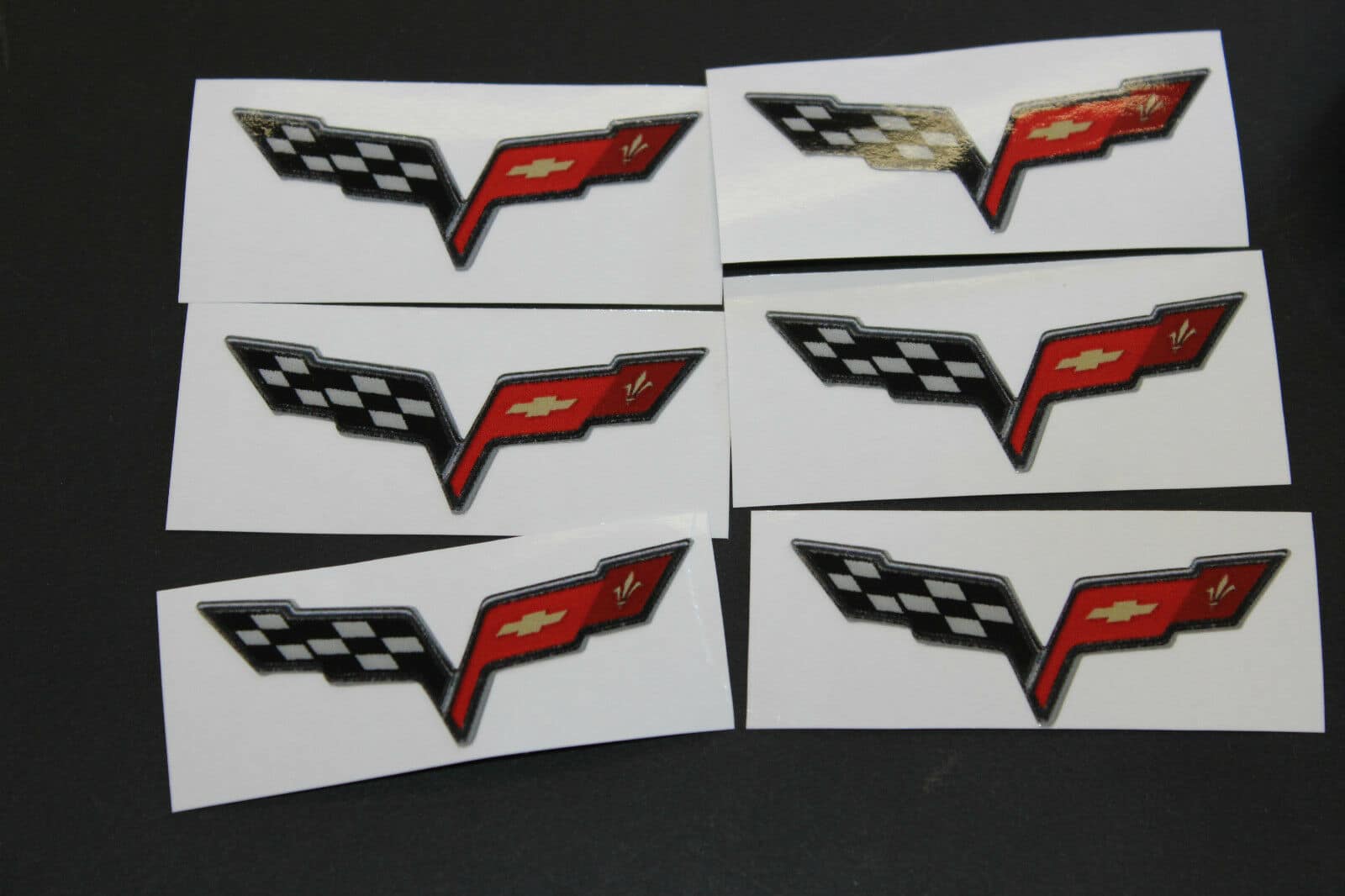 2005-2013 C6 Corvette Logo Decals for Center Caps - Corvette Garage