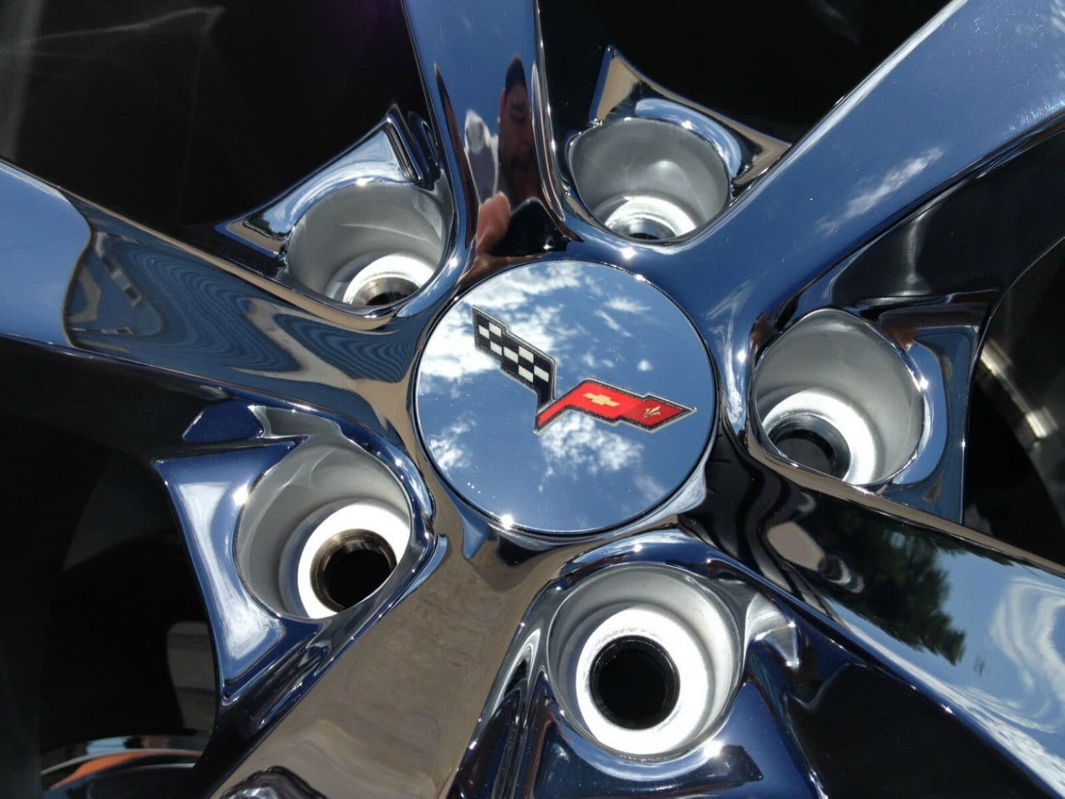 2005-2013 C6 Corvette Logo Decals for Center Caps - Corvette Garage